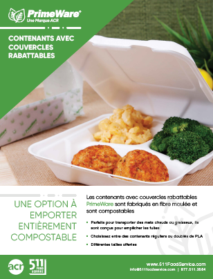 PrimeWare - Contenants avec couvercles rabattables – 511Foodservice
