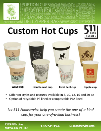 Hy Pax - Custom Hot Cups – 511Foodservice