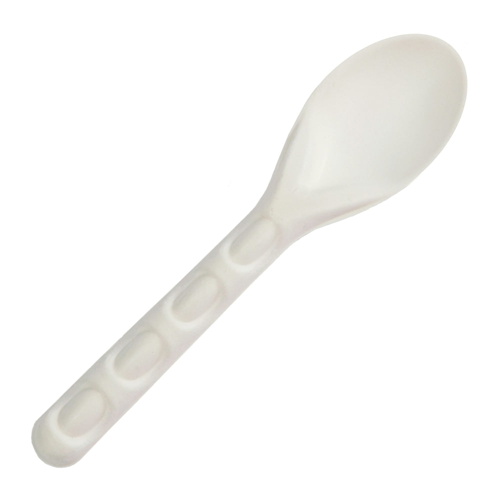 6" Molded Fiber Spoon, Bulk, Case 50x20 – 511Foodservice