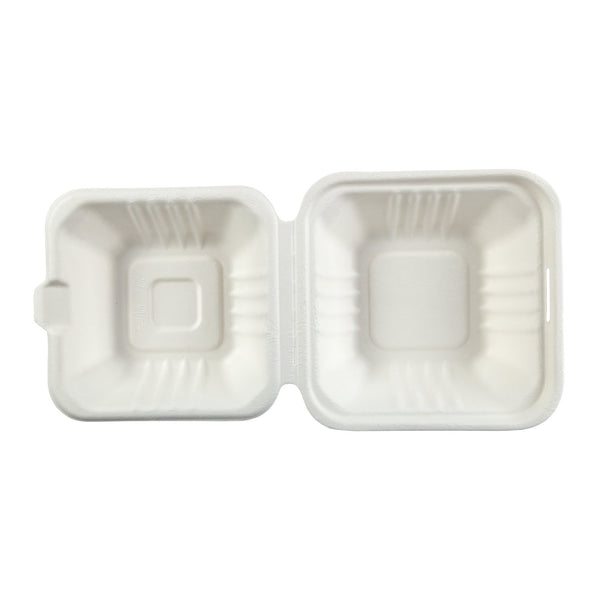 Small Hinged Lid Containers 6" x 6" x 3.19", 4/125 – 511Foodservice