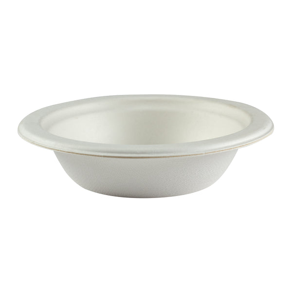 Bowl Natural Molded Fiber 12oz Wide, Case 125x8 – 511Foodservice