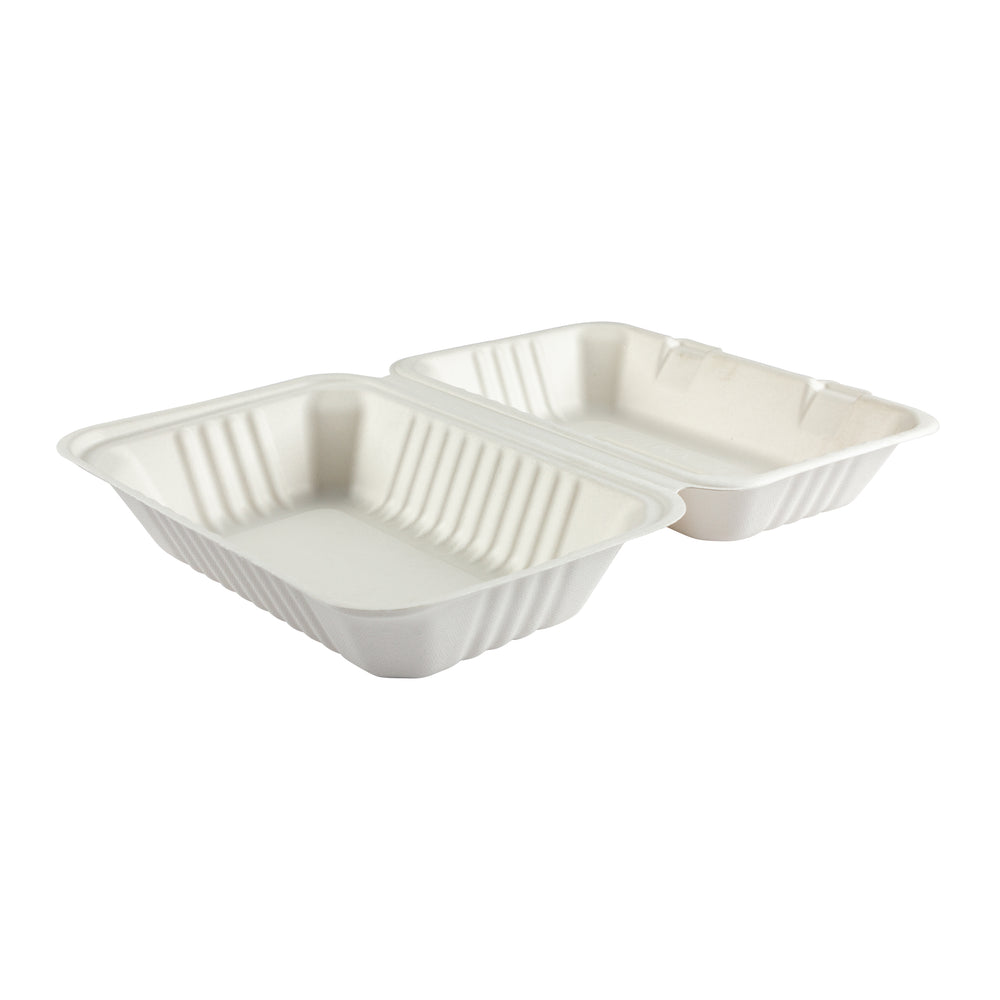Clamshell Natural Molded Fiber Rectangle, Case 50x4 – 511Foodservice