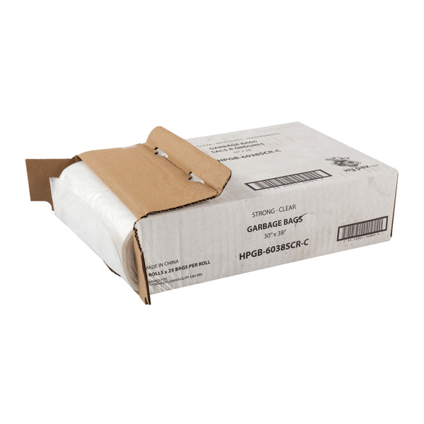 Garbage Bag 30x38 Strong Clear, Case 25x4 – 511Foodservice