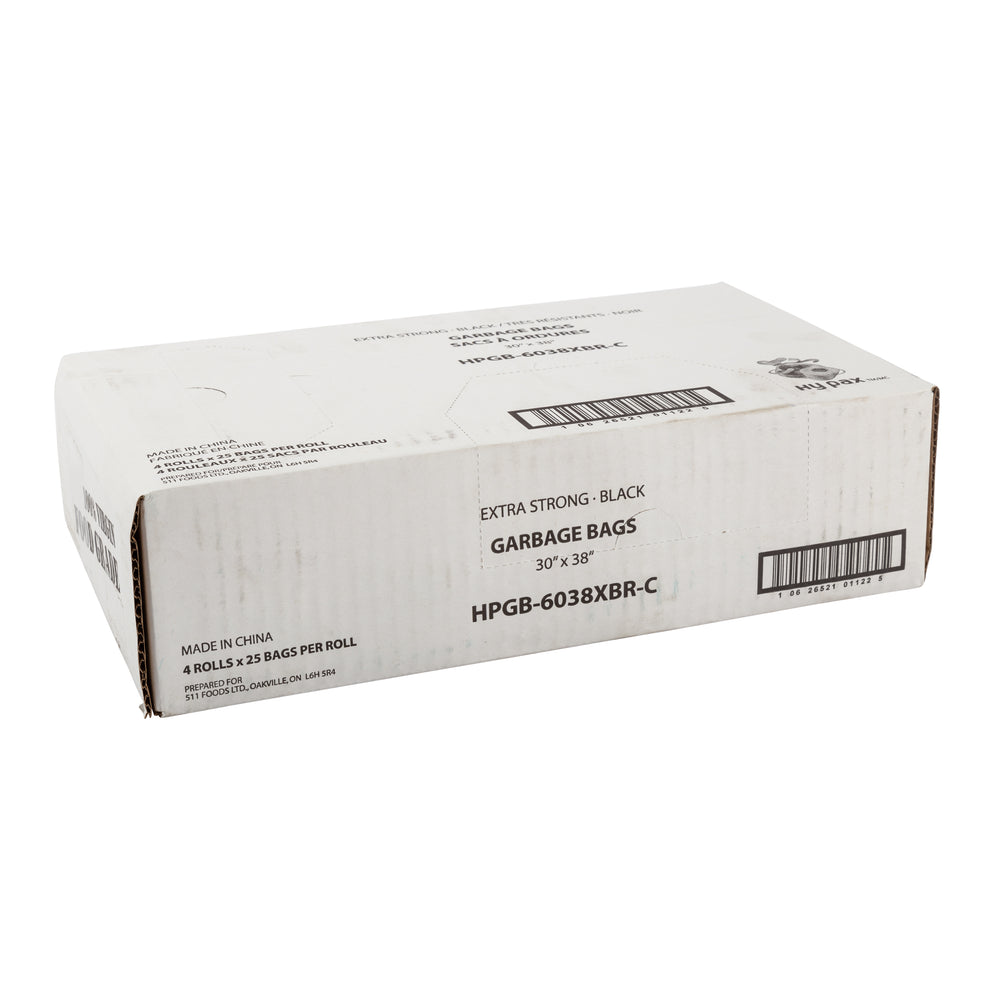 Garbage Bag 30x38 Extra Strong Black, Case 25x4 – ACR Canada