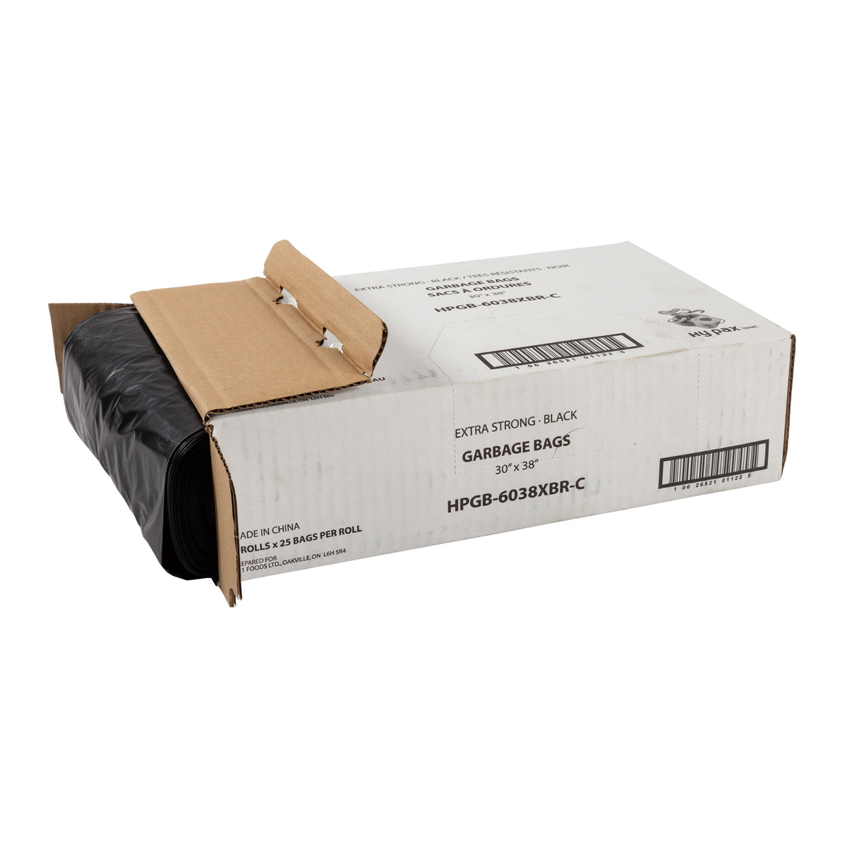 Garbage Bag 30x38 Extra Strong Black, Case 25x4 – ACR Canada