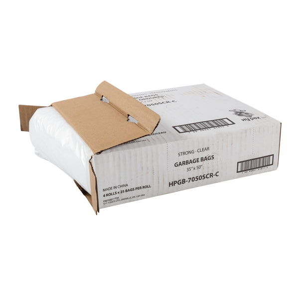 Garbage Bag 35x50 Strong Clear, Case 25x4 – 511Foodservice
