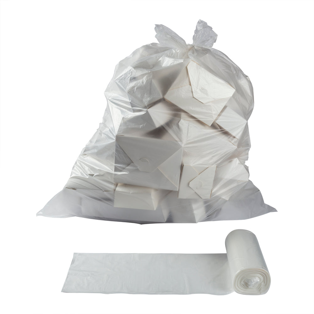 Garbage Bag 35x50 Extra Strong Clear, Case 25x4 – 511Foodservice