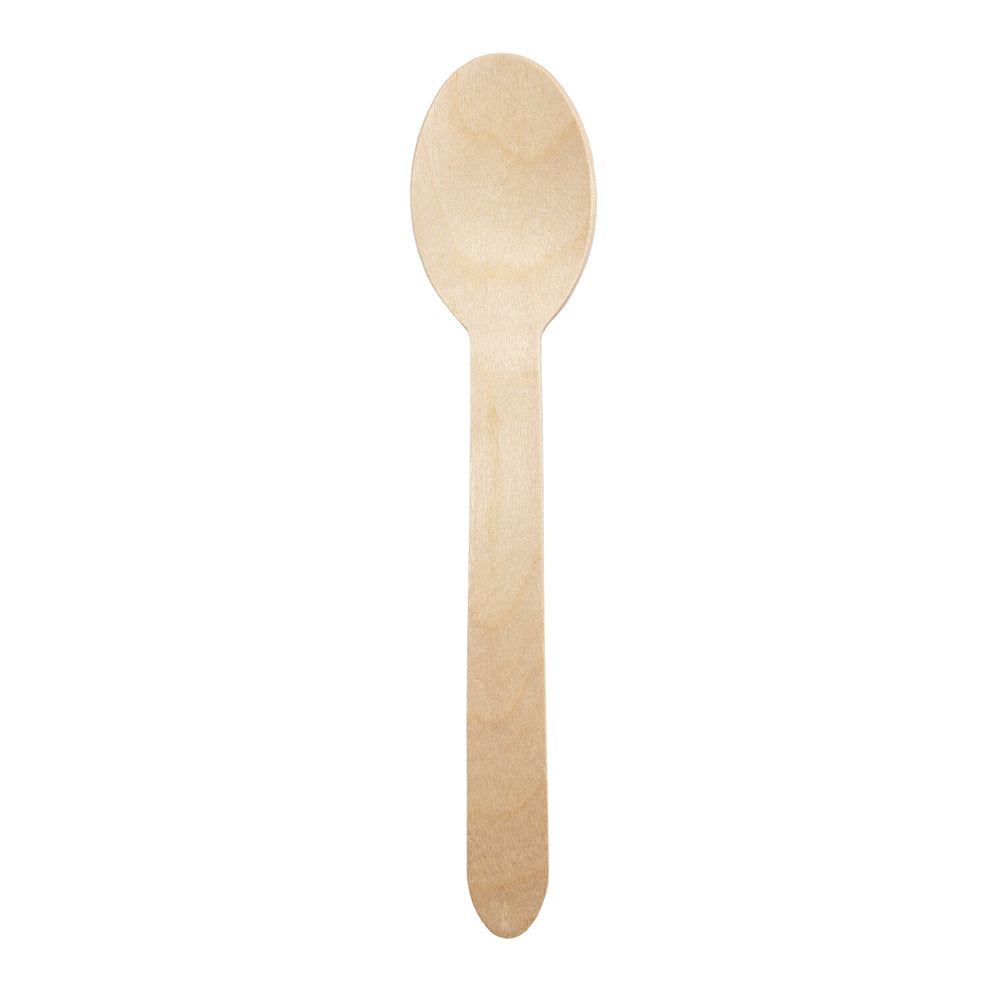 Spoon Heavy Weight Birch Paper Wrapped, Case 1000 – 511Foodservice